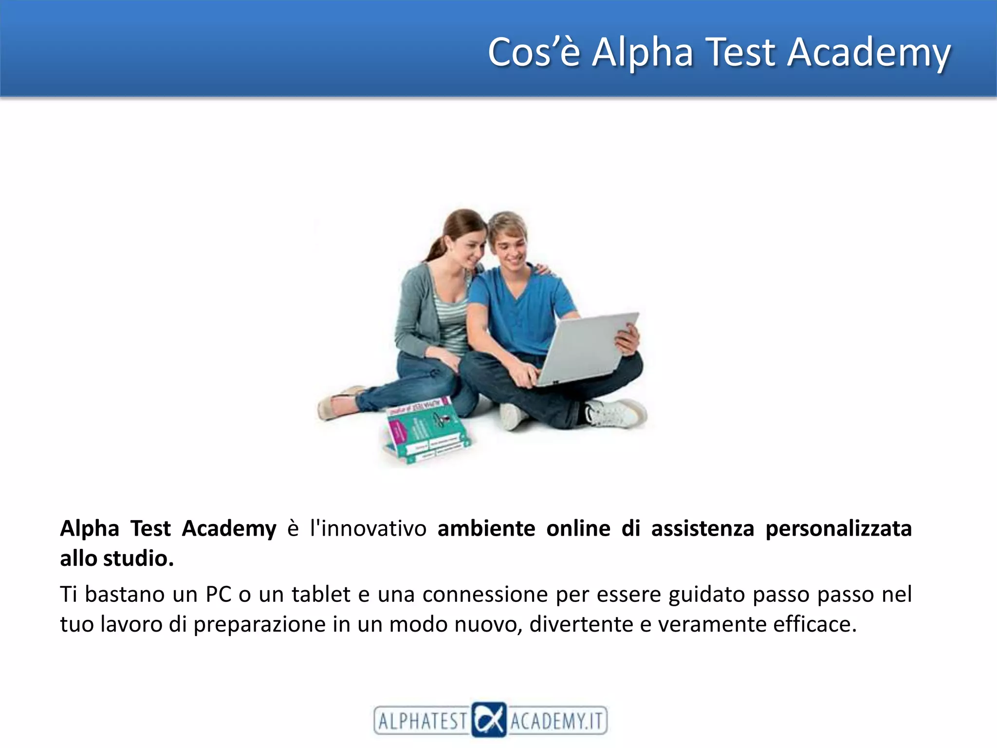 Presentazione Alpha Test Academy | PPTX