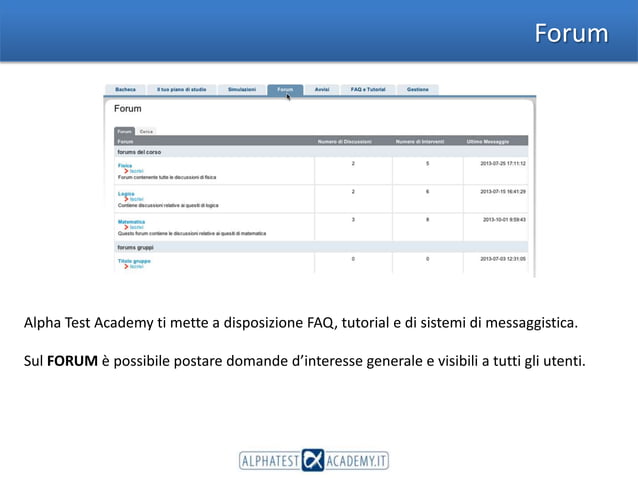 Presentazione Alpha Test Academy | PPTX
