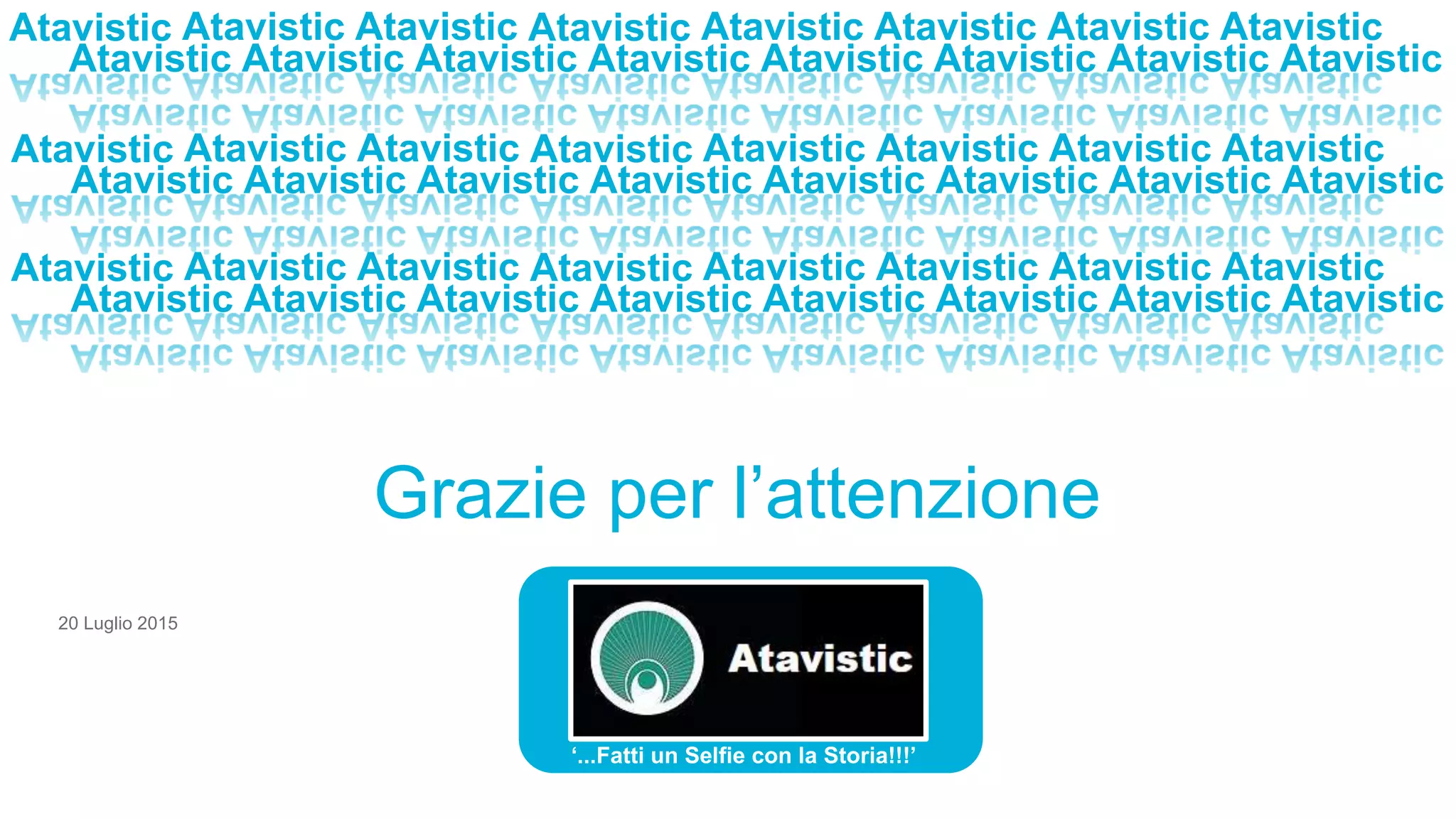 Presentazione Atavistic | PPTX