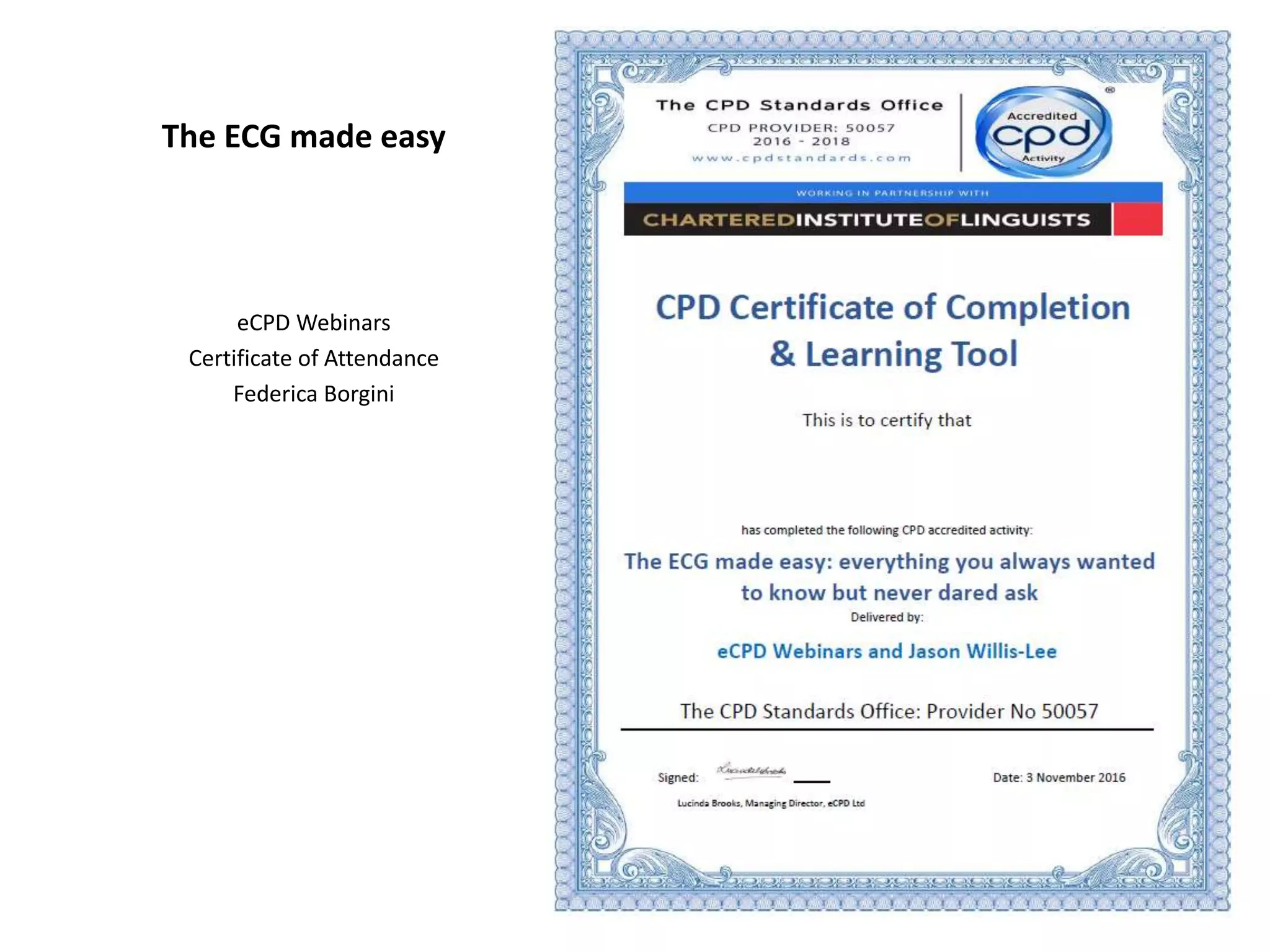 Federica Borgini - CPD | PPT