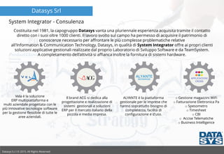 Il Gruppo Datasys | PPT