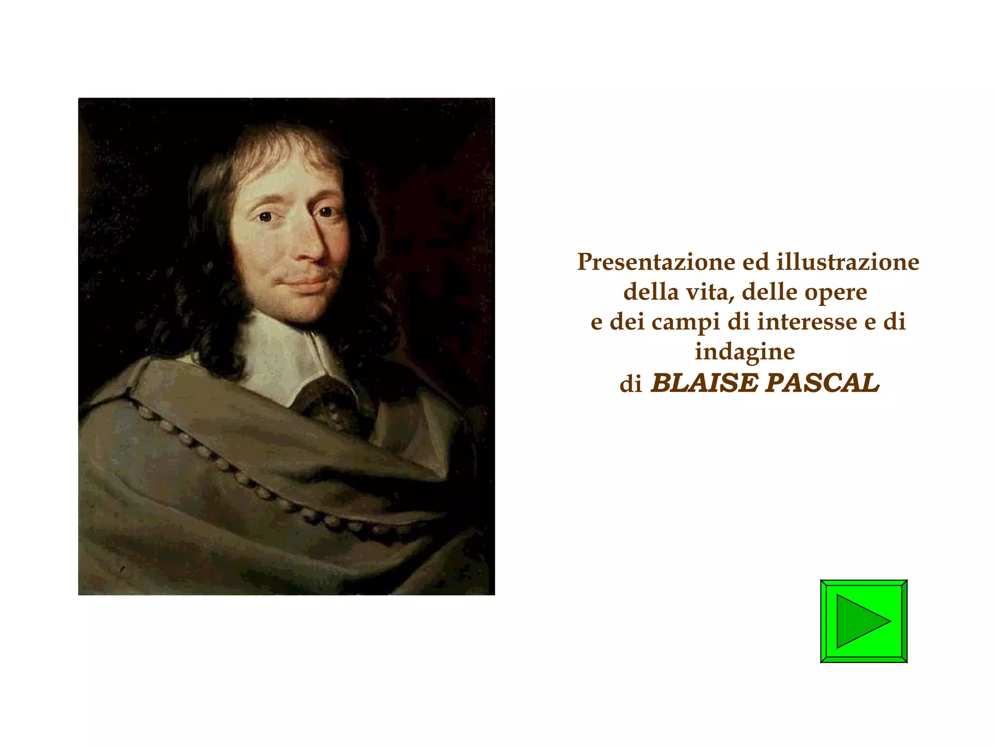 Presentazione blaise pascal | PPT