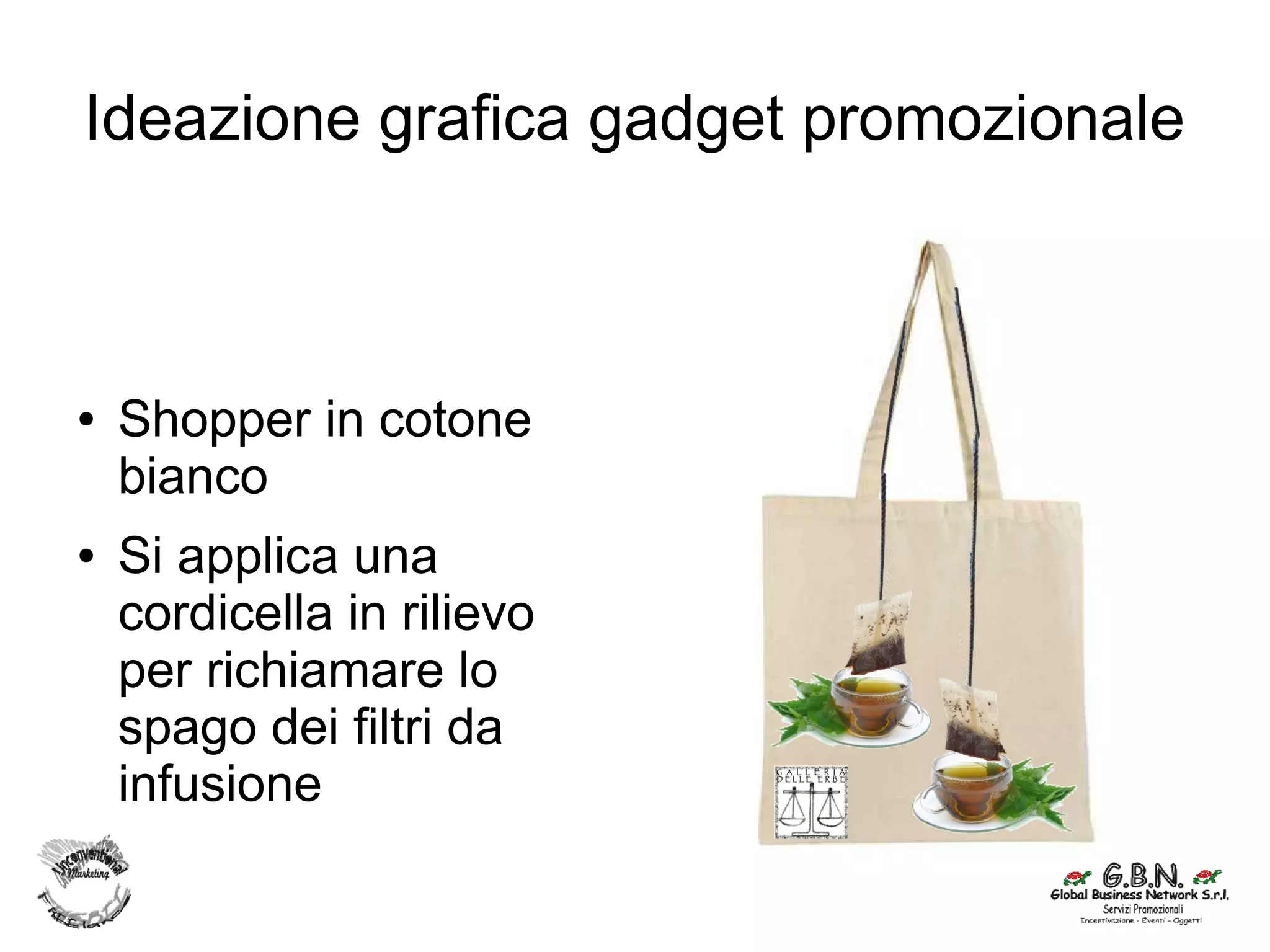 Presentazione bozzetti shopper Erboristeria | PDF
