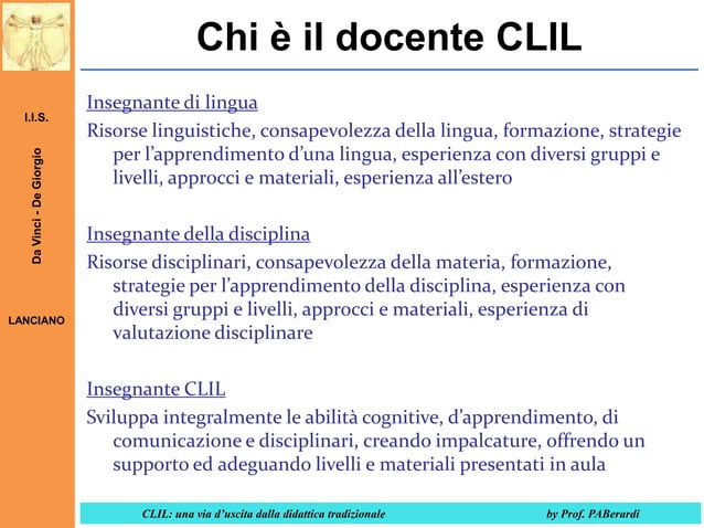 PRESENTAZIONE CLIL | PPTX
