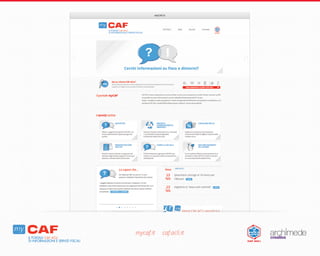 Presentazione portale myCAF - CAF ACLI | PDF