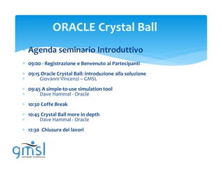 Oracle Crystal Ball | PDF | Computer Software and Applications | Computing