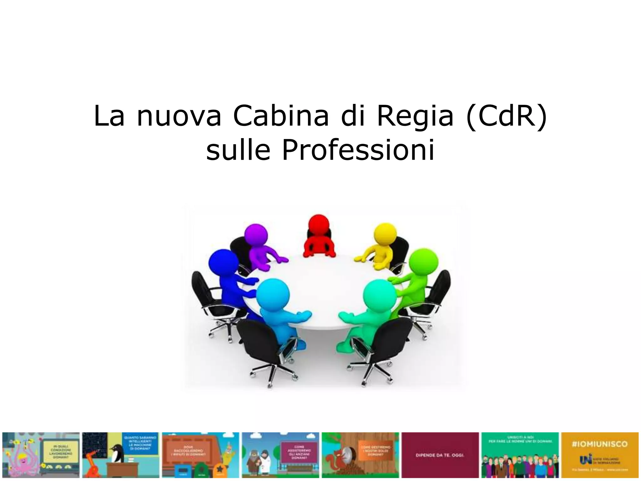 Cabina di regia sulle professioni | PPTX
