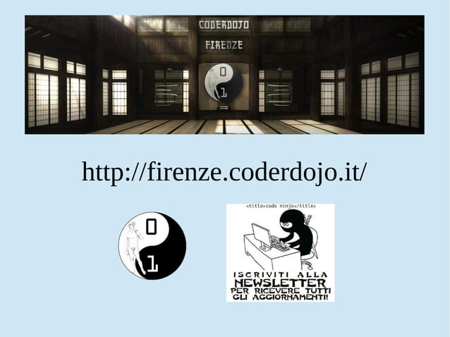 Presentazione coderdojo v. 2 | ODP | Programming Languages | Computing