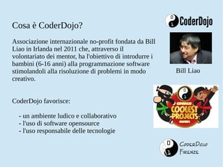 Presentazione coderdojo v. 2 | ODP | Programming Languages | Computing