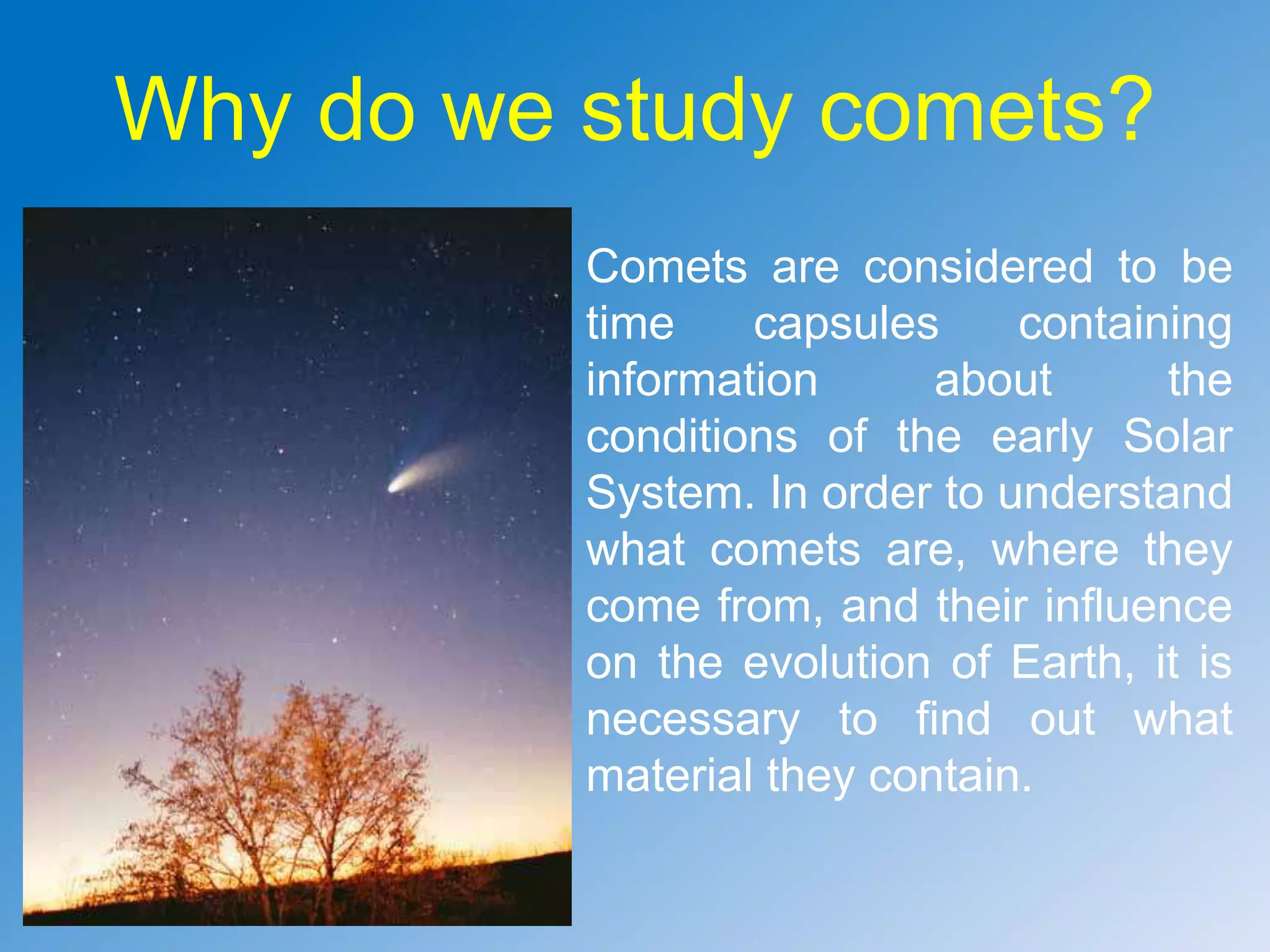 Presentazione comete | PPTX