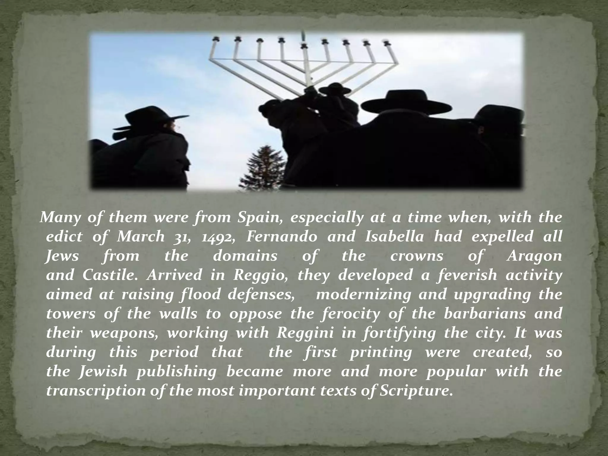 Jewish community in Calabria | PPT