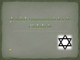 Jewish community in Calabria | PPT