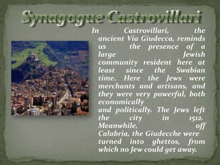 Jewish community in Calabria | PPT
