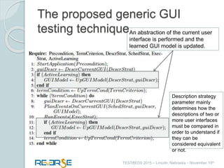 A Conceptual Framework for the Comparison of Fully Automated GUI ...