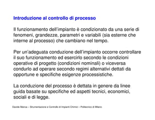 Chemical Plants design and Process Control | PDF