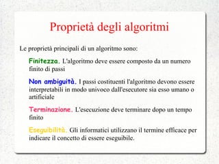 Presentazione corretta algoritmi | PDF