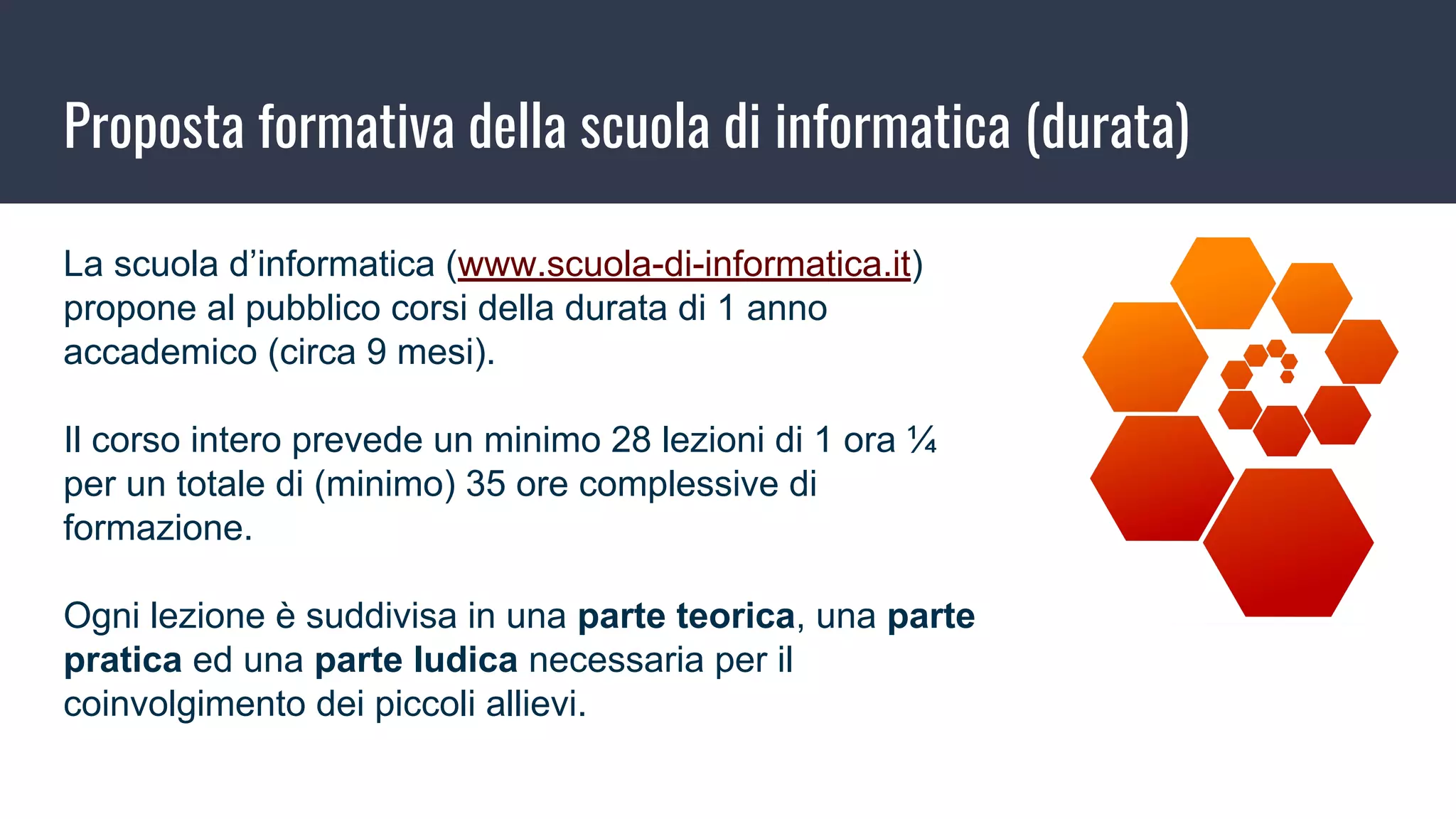 Presentazione Corsi di Informatica di Base per bambini | PDF
