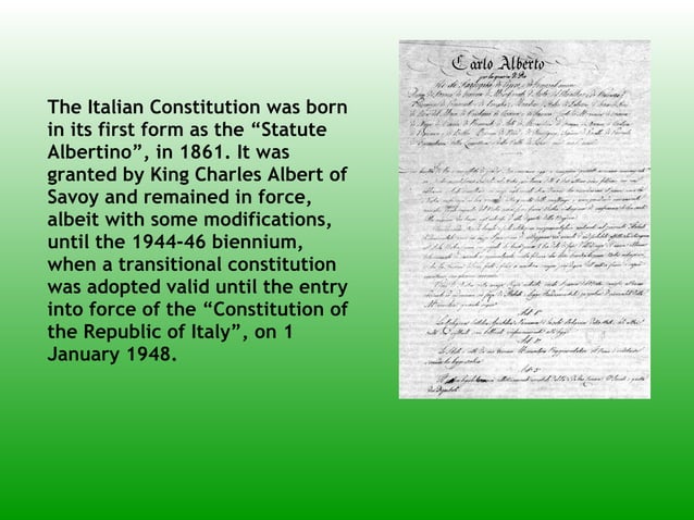 Presentazione Costituzione Italiana | PPT