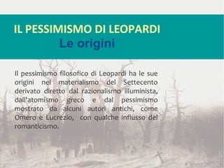 Presentazione Giacomo Leopardi | ODP