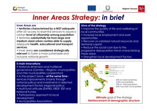 Tuscany Inner Areas strategy An history of participation | PPT