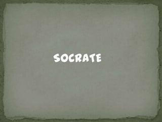 A TUTTO SOCRATE! di: Isabel, Alessia, Federica, Alice, Benitha 3LL | PPTX