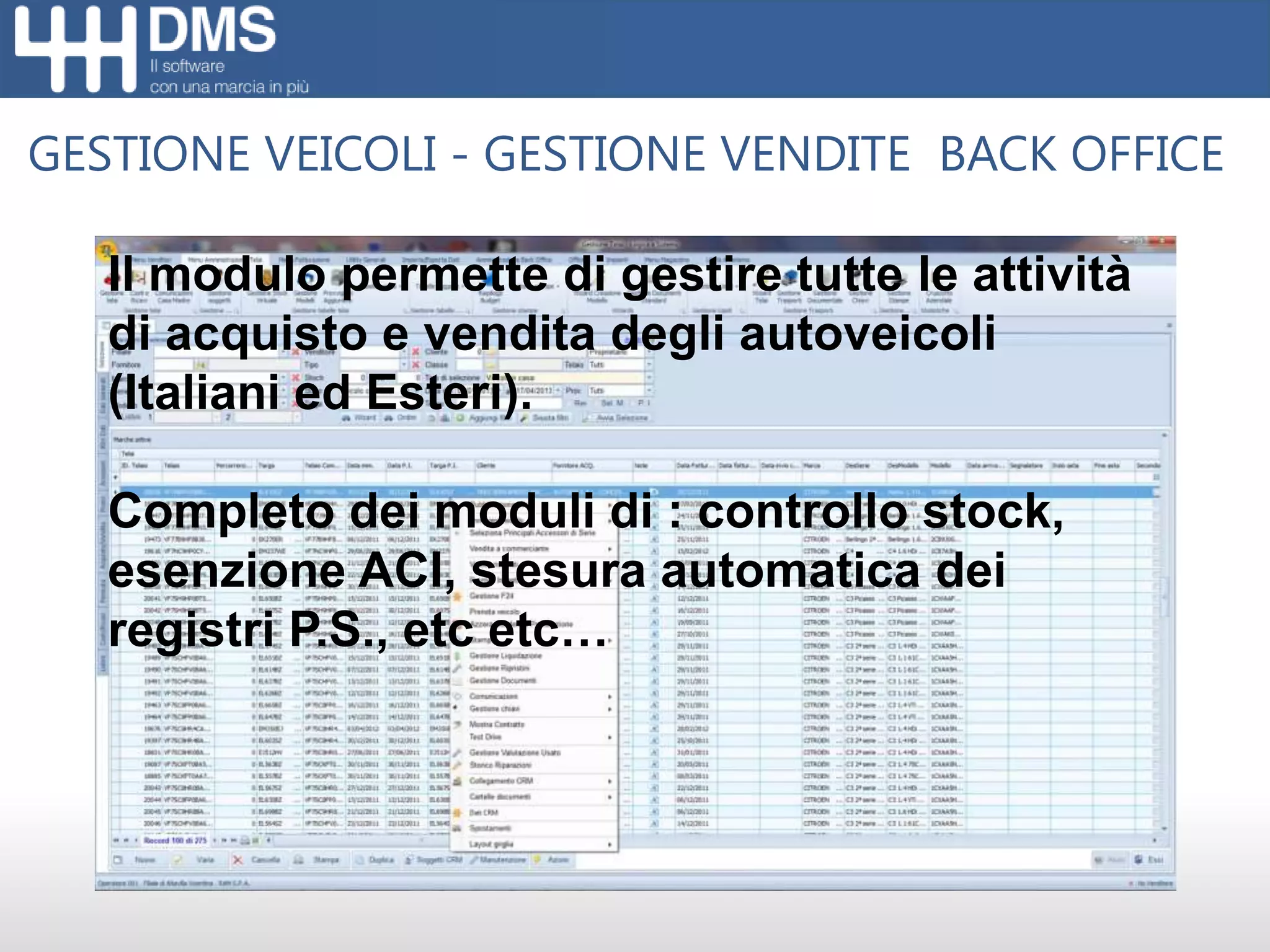 Software Automotive DMS Software | PPSX
