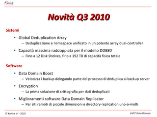 Presentazione Emc Data Domain Remota | PPT