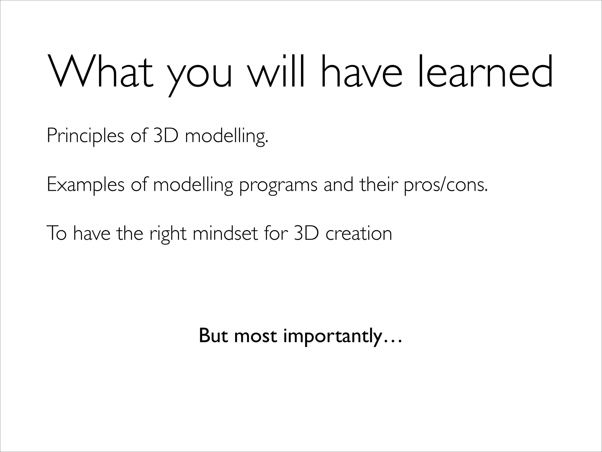 Introduction to 3D Modelling | PDF