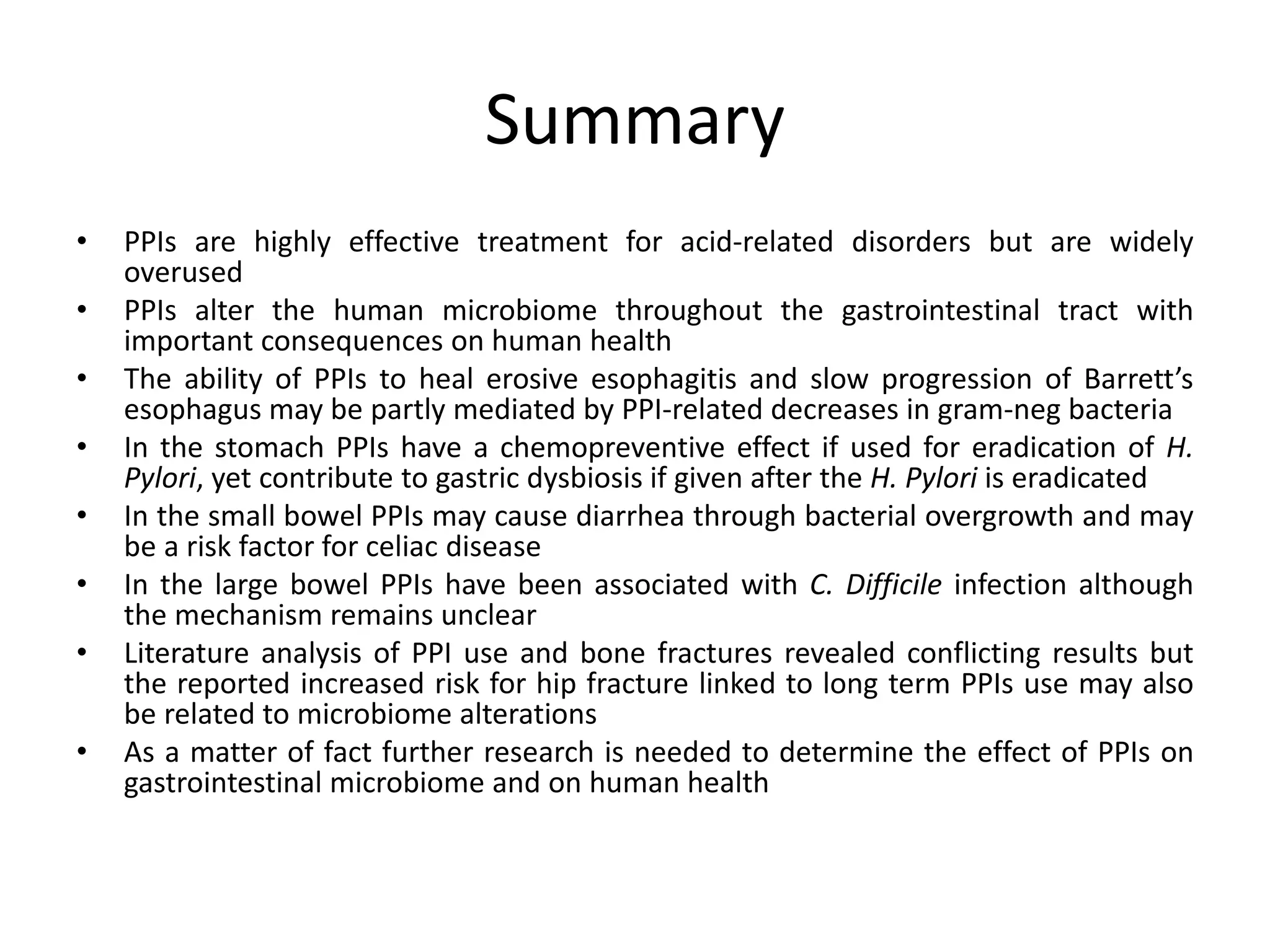 PPI Microbiota And Bones | PPTX