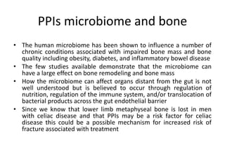 PPI Microbiota And Bones | PPTX