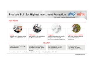 The Fujitsu Client Computing Devices Portfolio | PDF