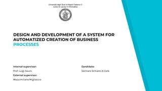 Bachelor Degree Thesis in Computer Science | PPT