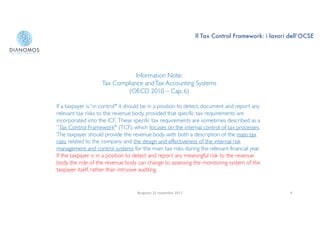 Tax Control Framework in the Italian legislation | PDF | Business ...