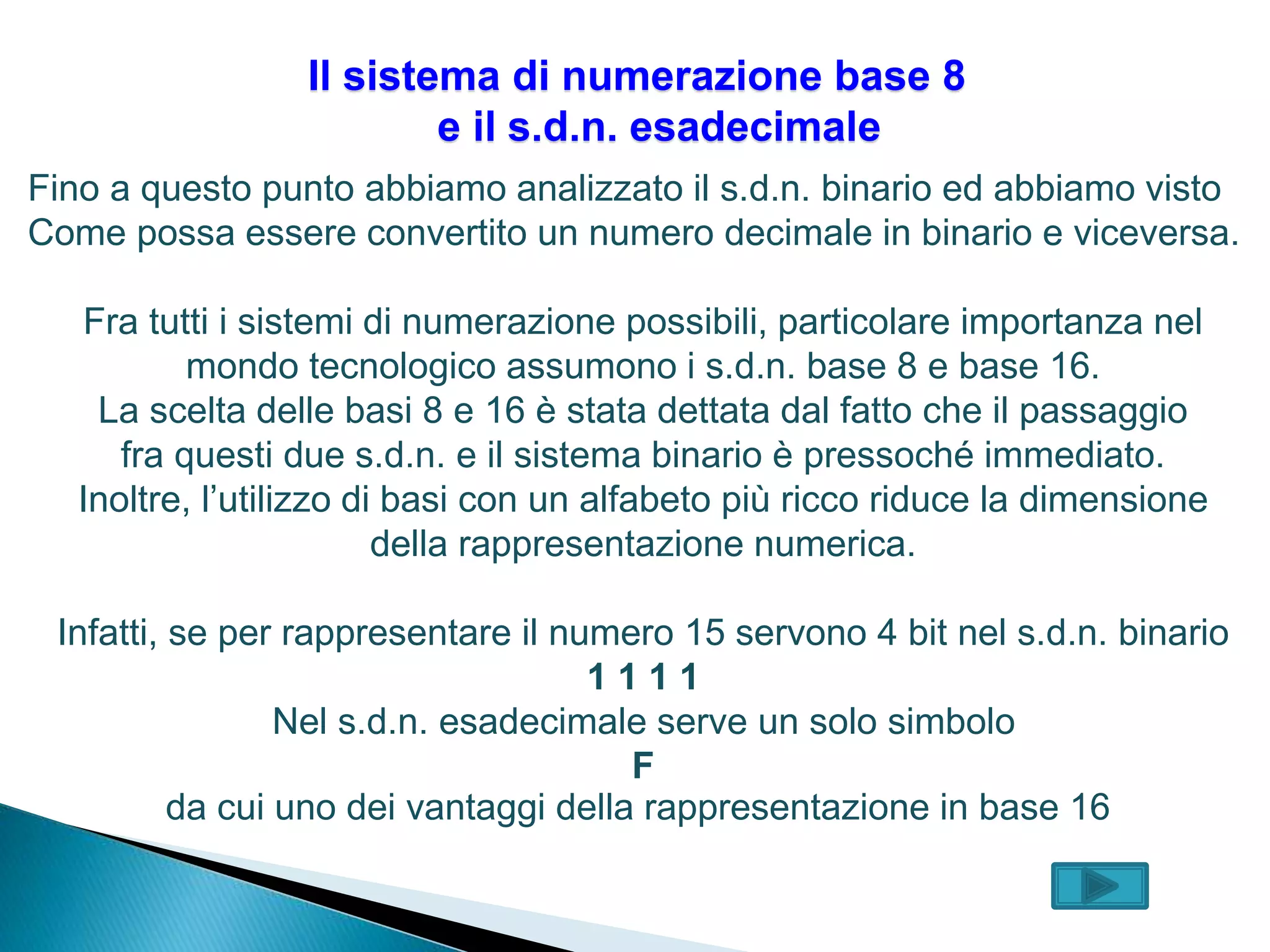 Sistemi di numerazione | PPT