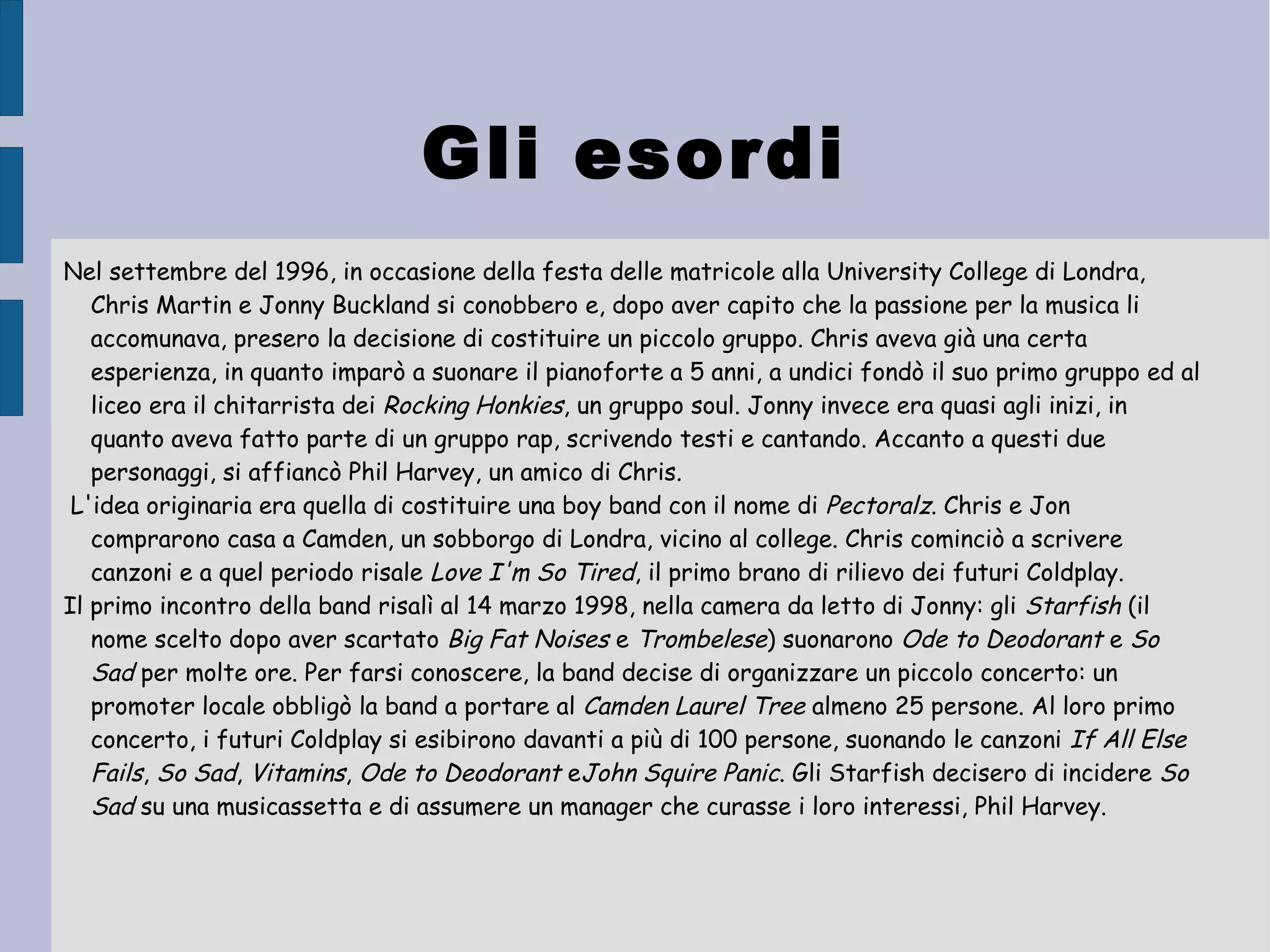 Presentazione impress cifaldijessica | ODP