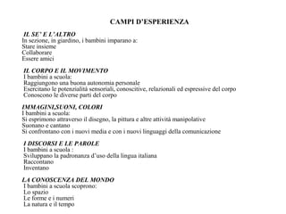 Presentazione infanzia orte scalo | PPT