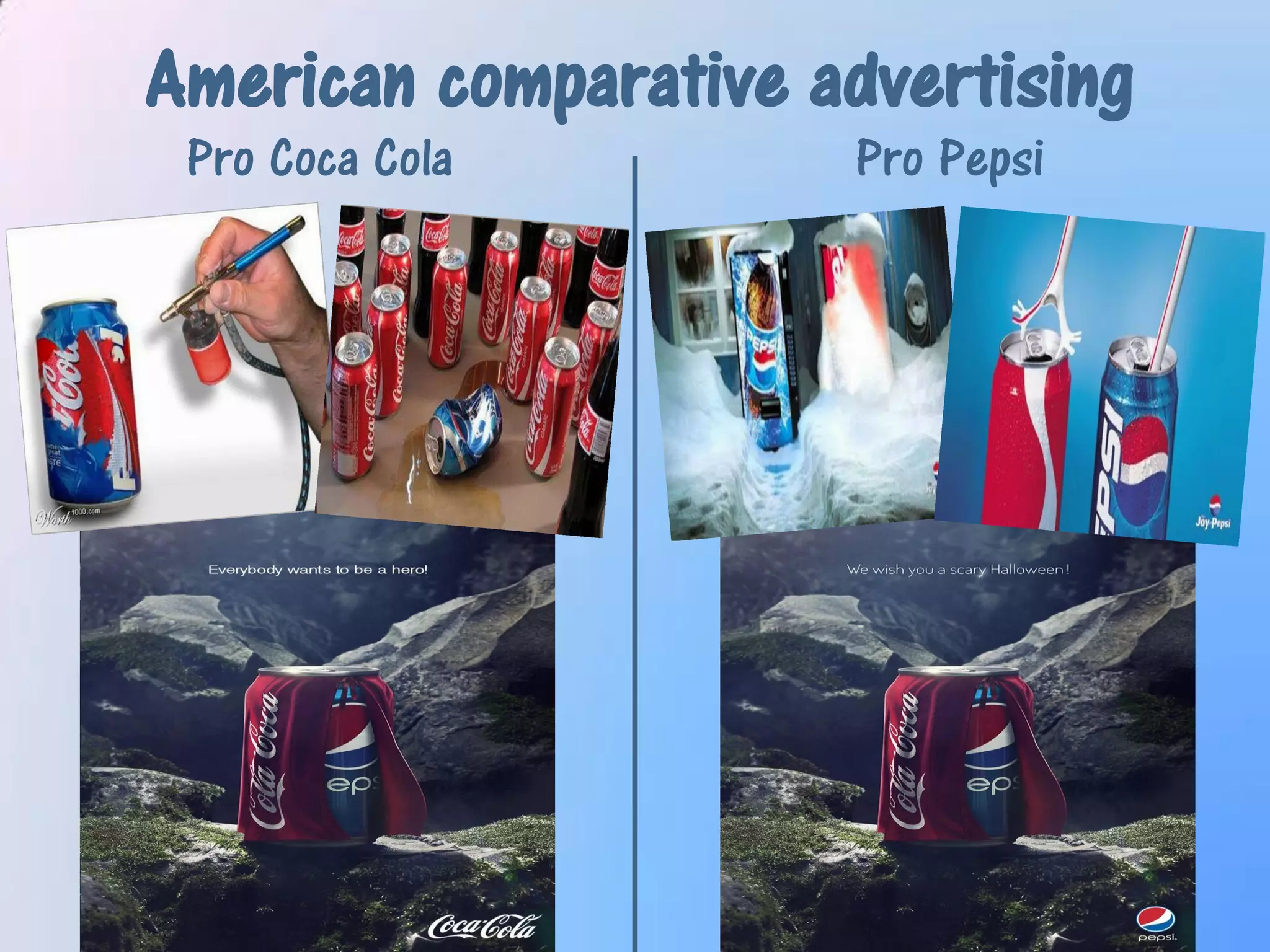 Presentazione "The comparative advertising" | PPT