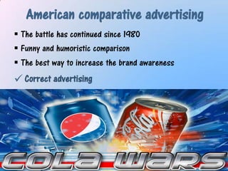 Presentazione "The comparative advertising" | PPT