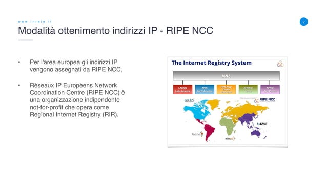 Ottenimento IPv4 Aggiuntivi RIPE NCC - 2019 | PPT