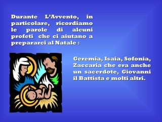 Presentazione i profeti | PPT