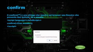 Presentazione JavaScript | PPT