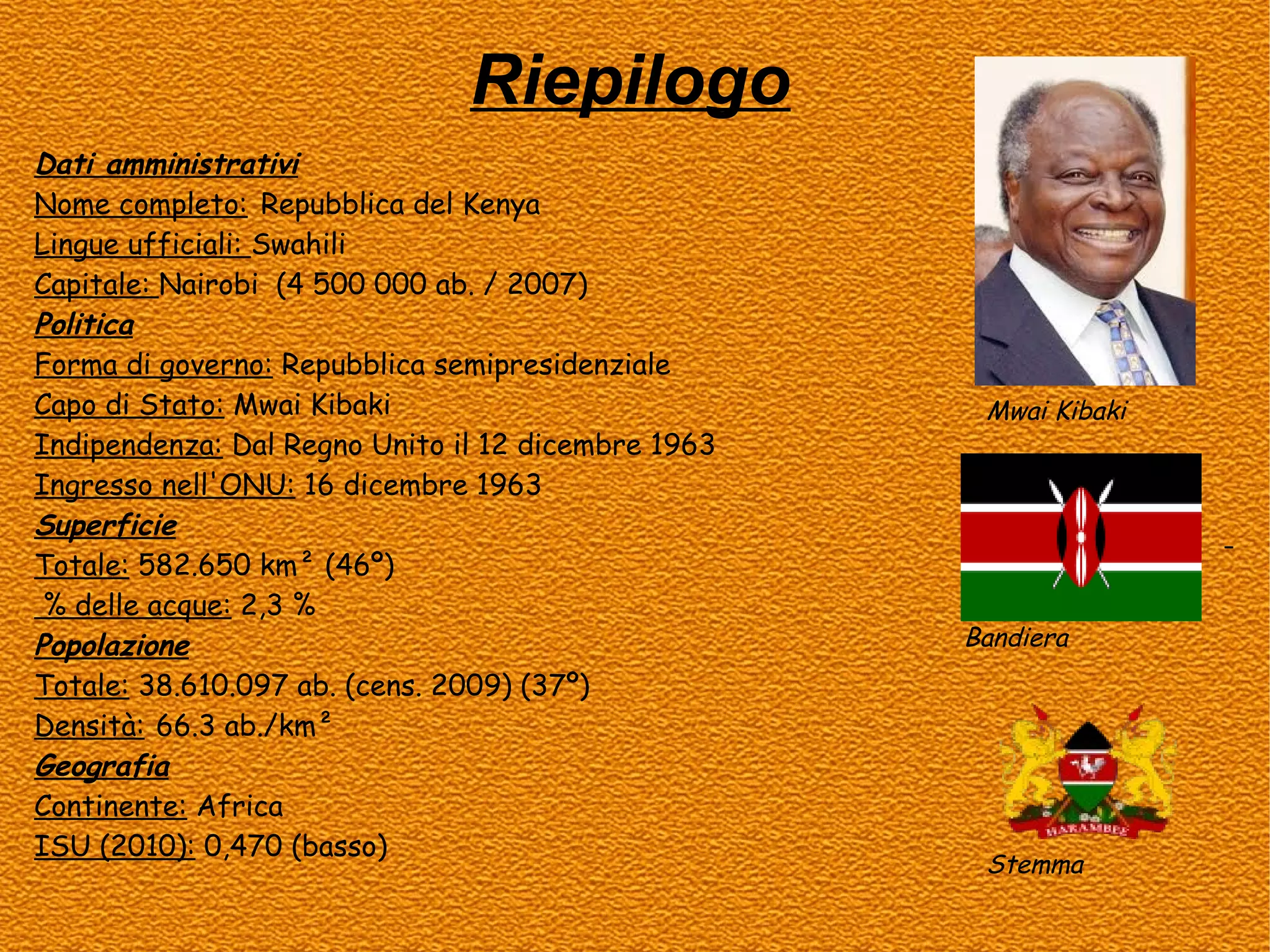 Presentazione kenya | ODP