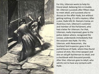 Dr Jekyll & Mr Hyde | PPTX