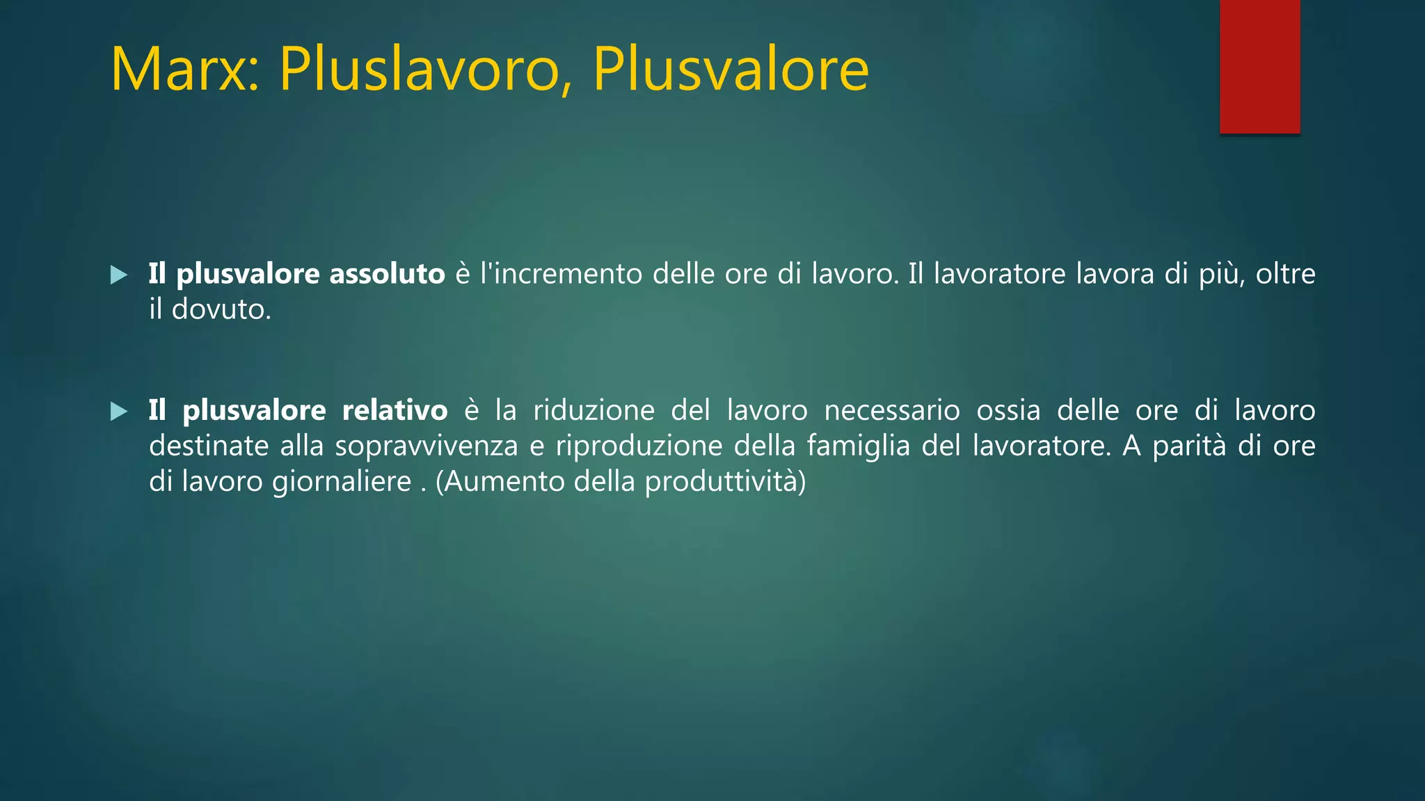 Presentazione marx (1) | PPTX