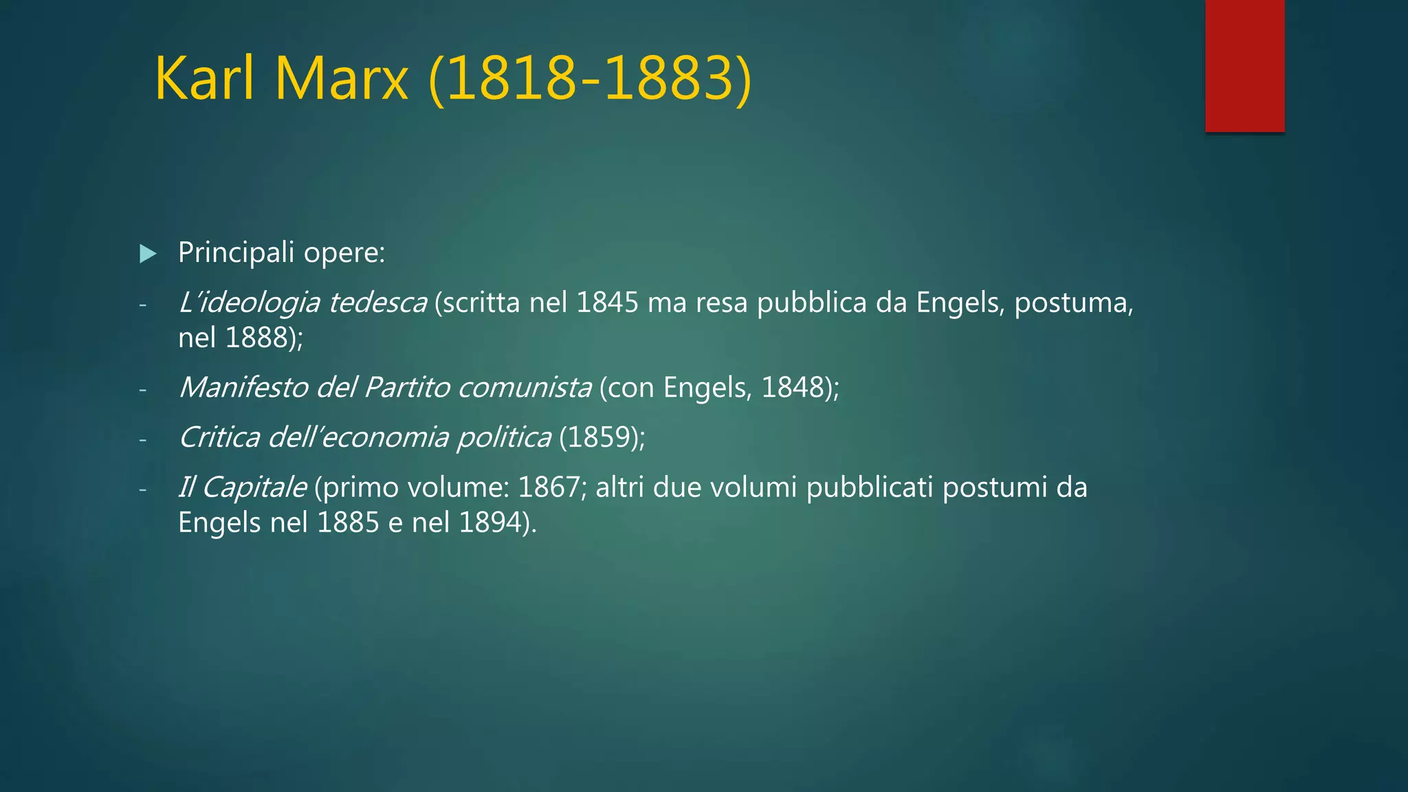 Presentazione marx (1) | PPTX