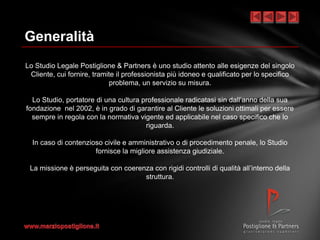 Studio Legale Postiglione & Partners | PPTX