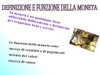Presentazione Moneta Diritto | PPT