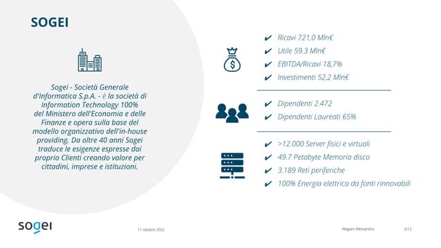 SOGEI - Graph DB per un moderno Identity & Access Management | PPT