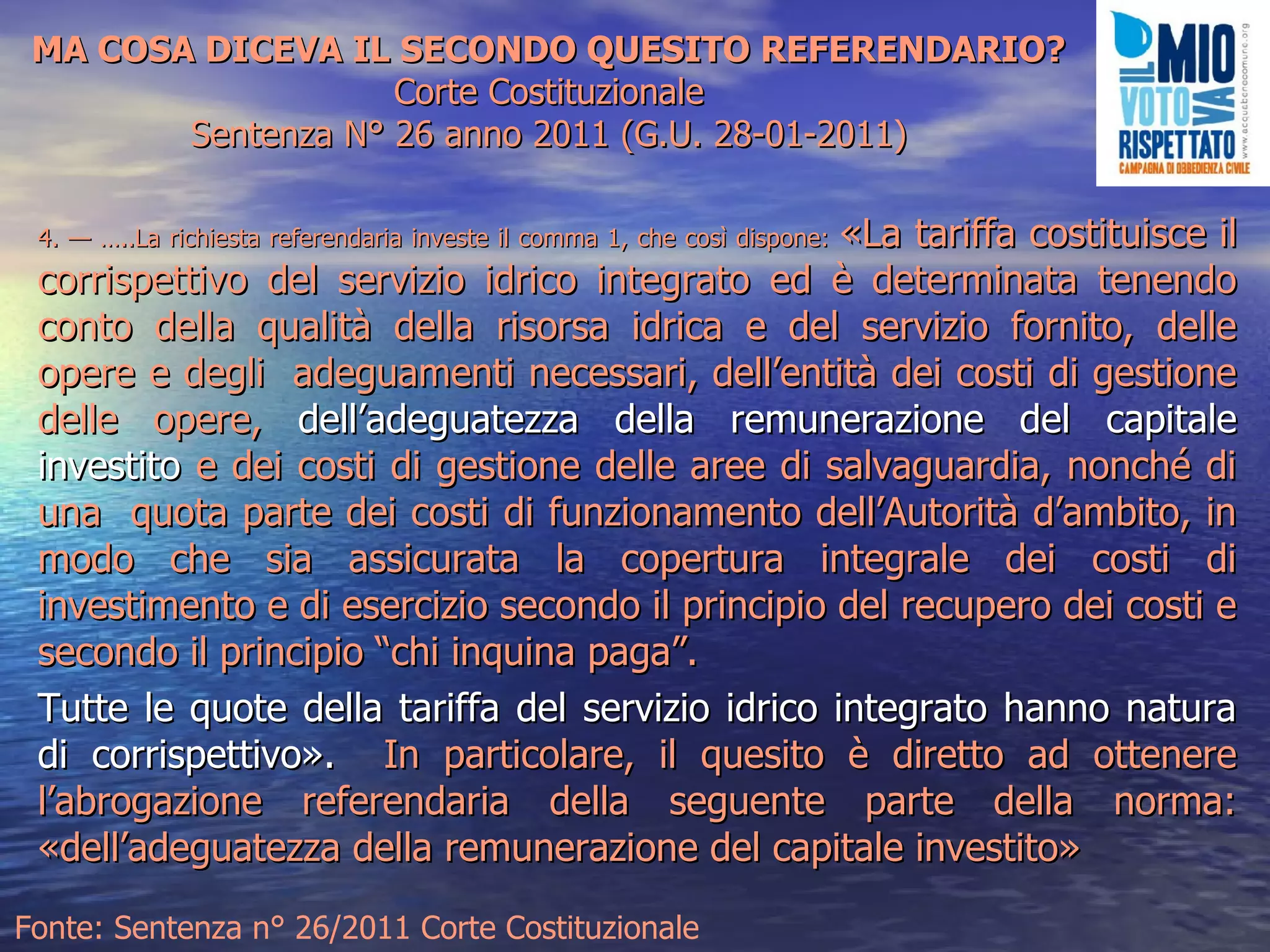 Campagna Obbedienza Civile - presentazione | PPT