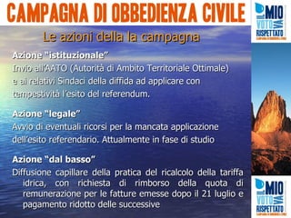 Campagna Obbedienza Civile - presentazione | PPT